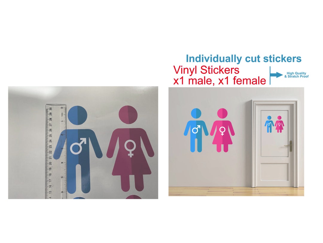 Toilet Sticker Vinyl Sticker Toilet Sign Sticker - Etsy UK