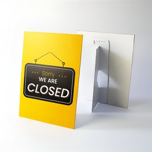 Strut Board Stands Fully Printed Countertop Display Board Stands ...