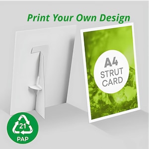 Strut Board Stands Fully Printed Countertop Display Board Stands ...