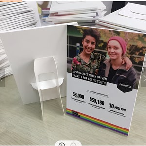 Strut Board Stands Fully Printed Countertop Display Board Stands ...