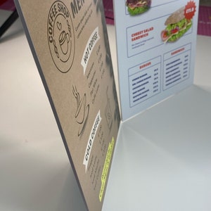 Poster Stand PVC Board Sign Display Holder Poster Holder Menu Pricelist ...