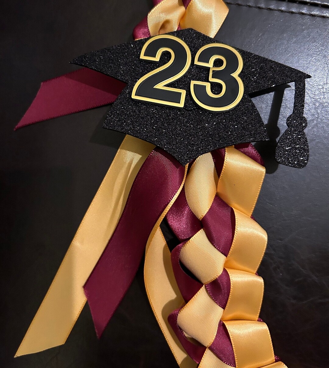 Class of 2024 Graduation Satin Ribbon Lei | ASU | Two Tone Color - Etsy