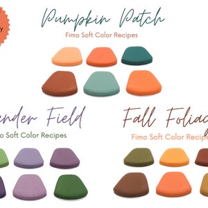 Big Bundle, Fimo Soft, Polymer Clay Color Recipes, Summer Spring, Fall ...