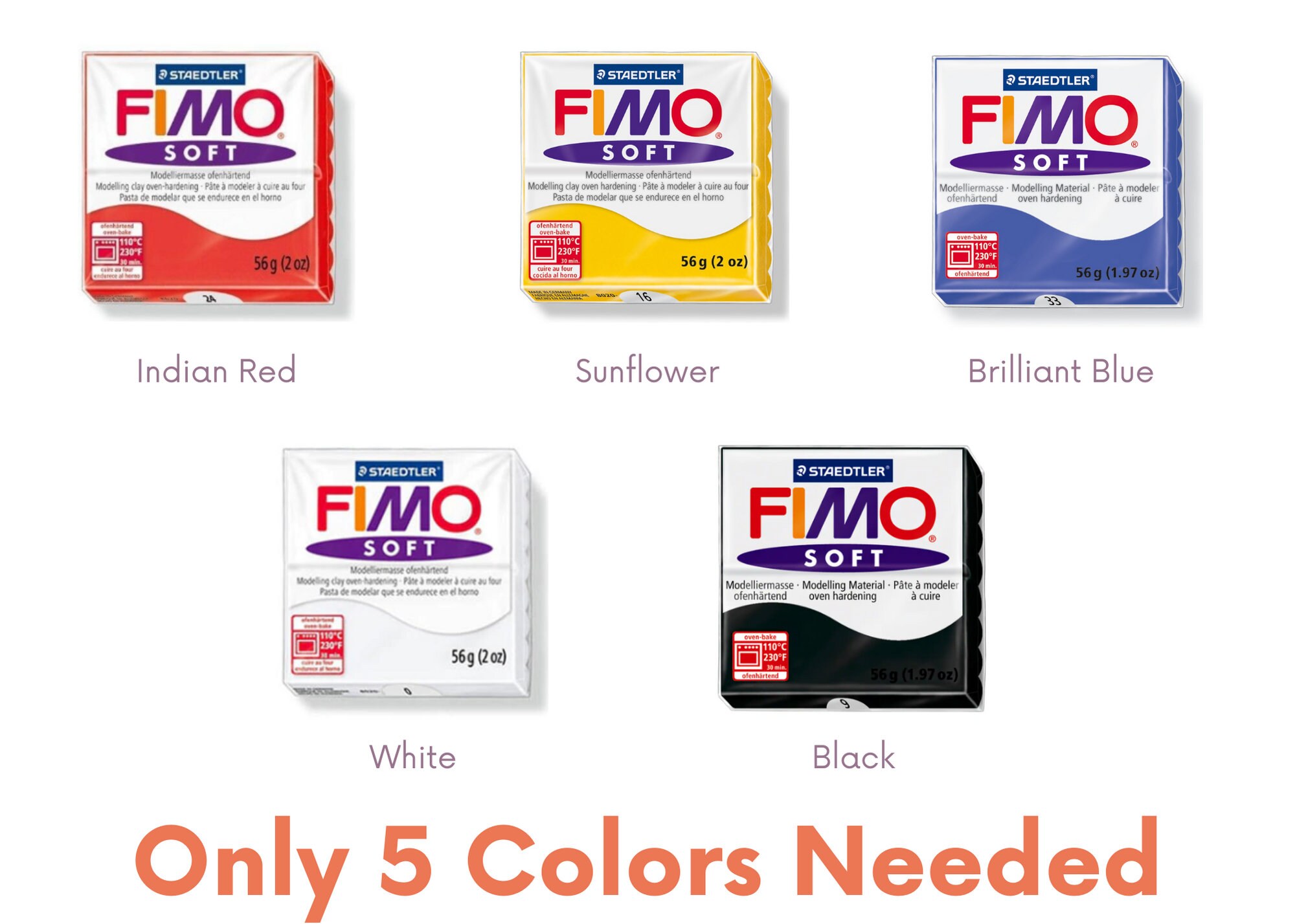 Big Bundle, Fimo Soft, Polymer Clay Color Recipes, Summer Spring, Fall ...