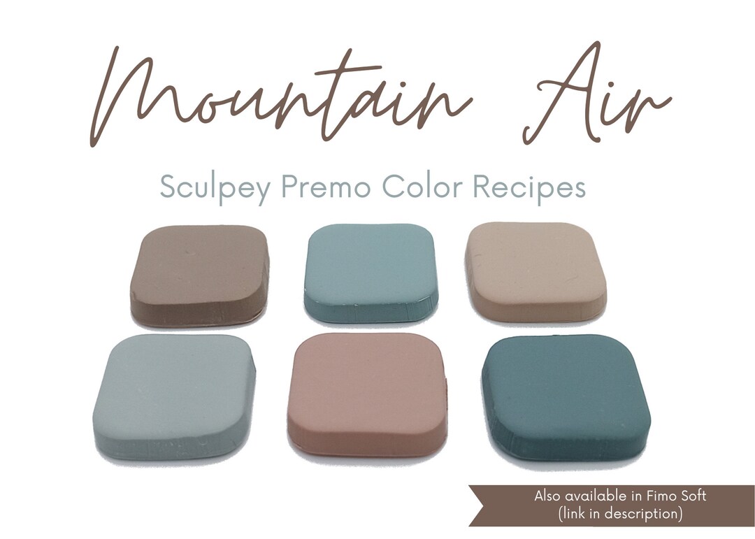 Mountain Air, Sculpey Premo, Polymer Clay Color Recipes, Fall Autumn ...