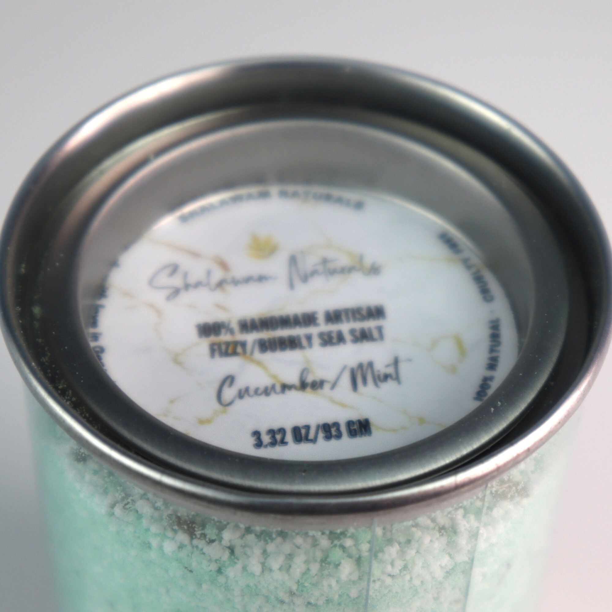 Cucumber/mint Fizzy & Bubbly Sea Salt Soak - Etsy