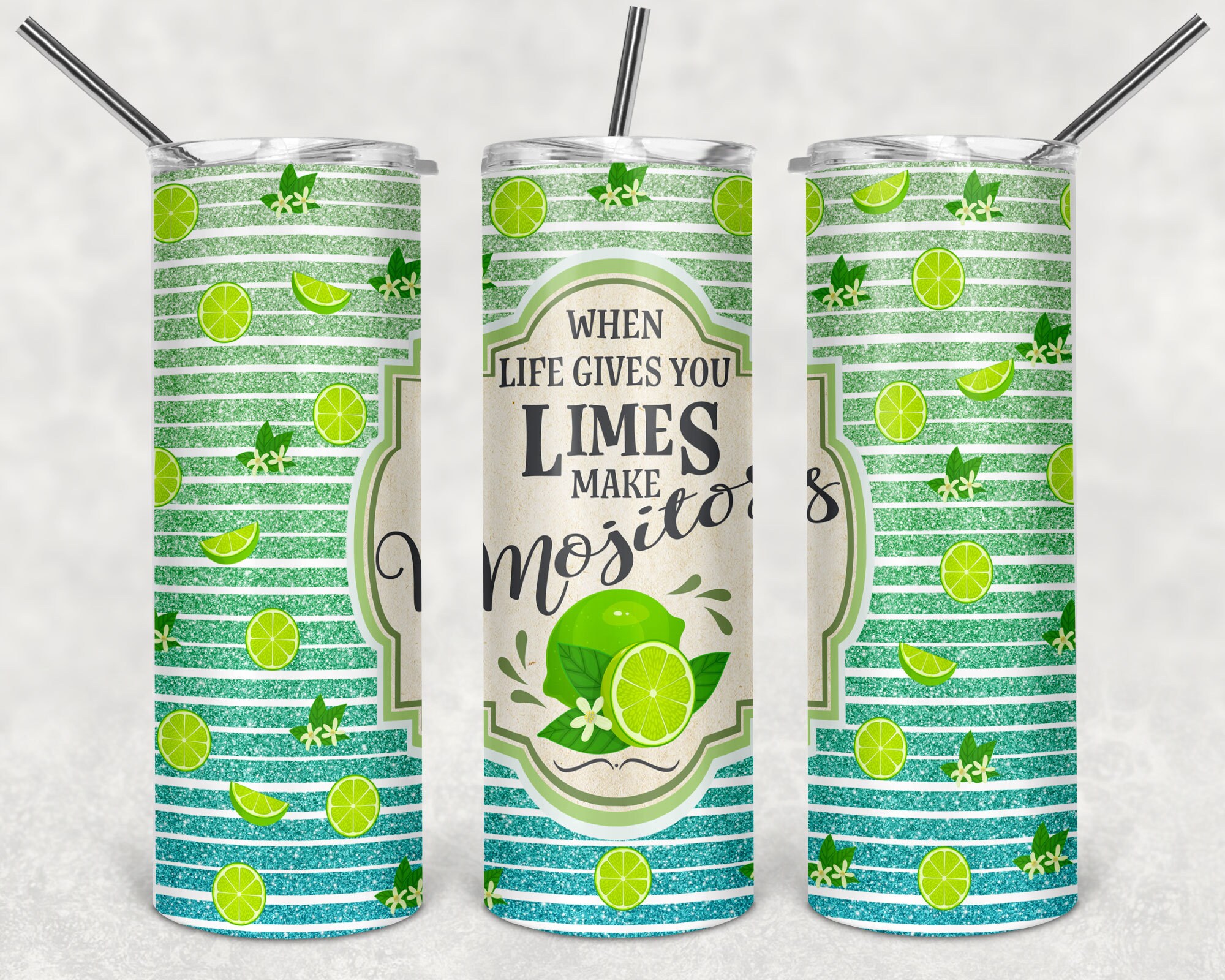 20 Oz Stainless Steel Tumbler - Lemonade Add Vodka, Lime, Margarita ...