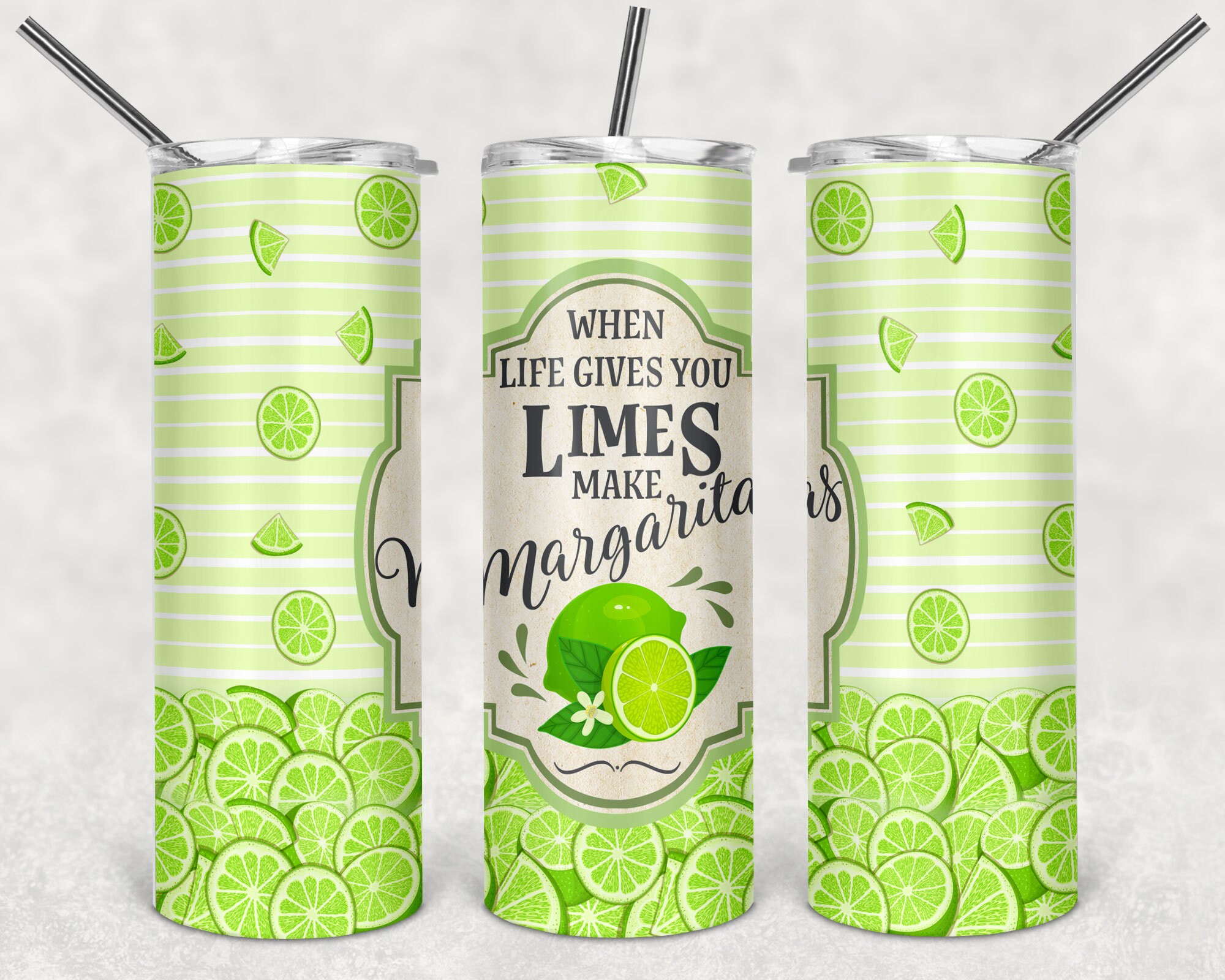 20 Oz Stainless Steel Tumbler - Lemonade Add Vodka, Lime, Margarita ...