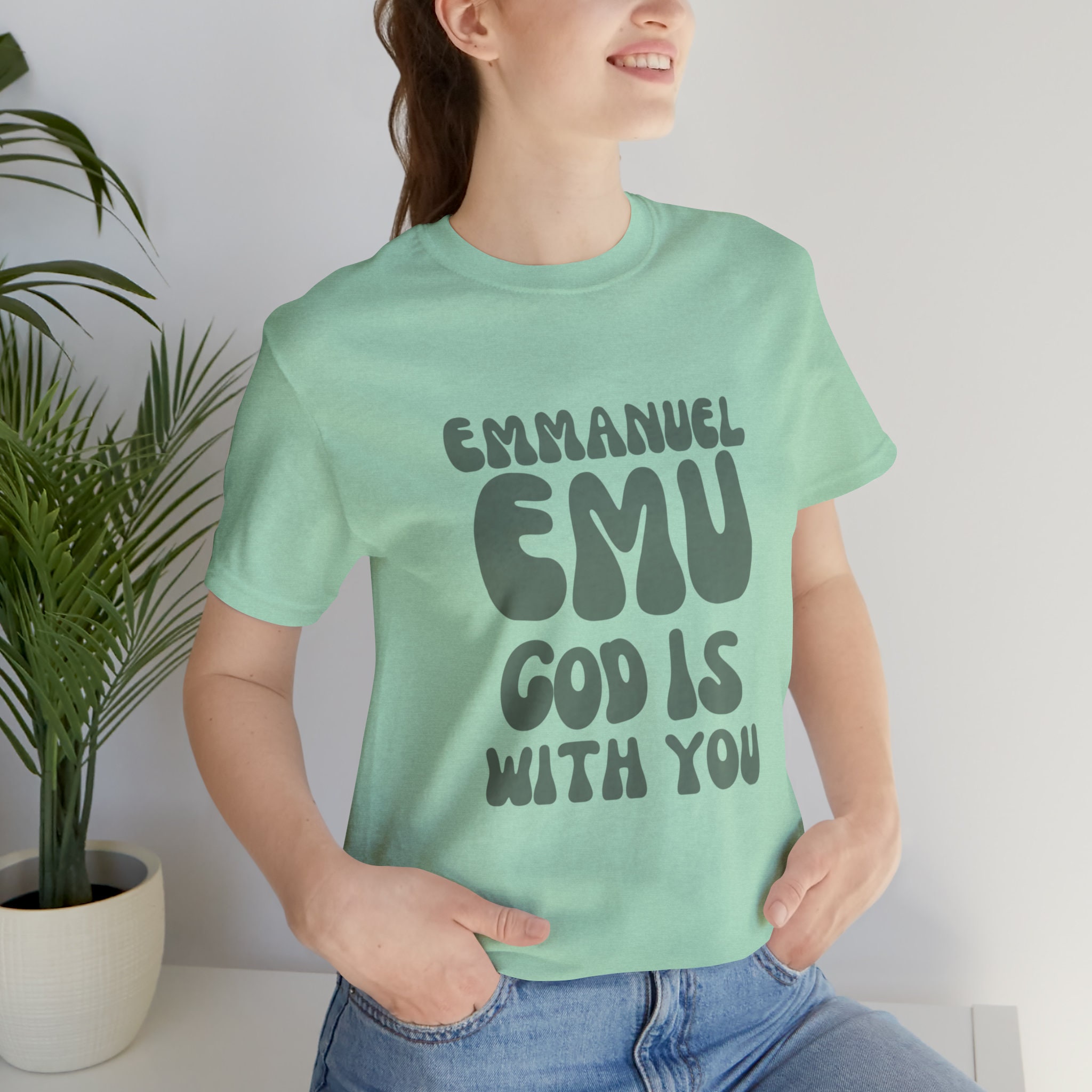 Emmanuel Emu God is With You Shirt - Etsy