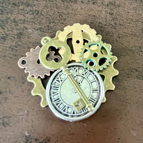 Steampunk Brooch - Etsy