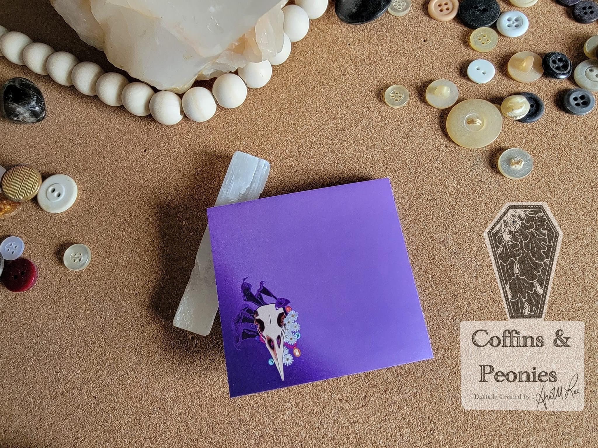 Crow Core Custom Sticky Notes | Custom Post Its - Etsy