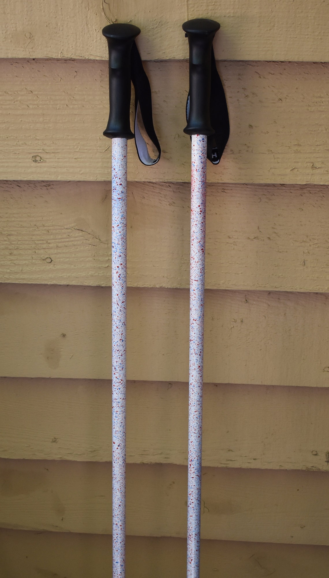 Custom Splatter Painted Ski Poles - Etsy