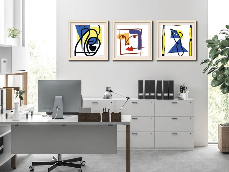 Gallery Wall Art Set of 6 Prints, Picasso Print, Picasso Poster ...