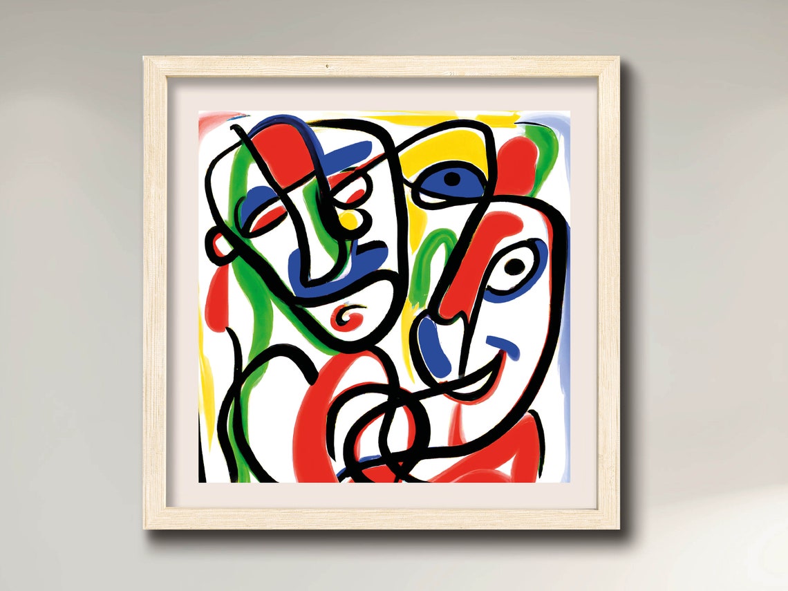 Gallery Wall Art Set of 6 Prints, Picasso Print, Picasso Poster ...