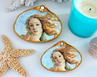 Aphrodite Goddess Altar, Birth of Venus, Decoupage Shell, Venus Goddess ...