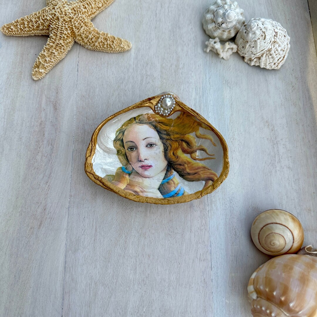 Birth of Venus Decoupage Seashell Venus Goddess Aphrodite - Etsy