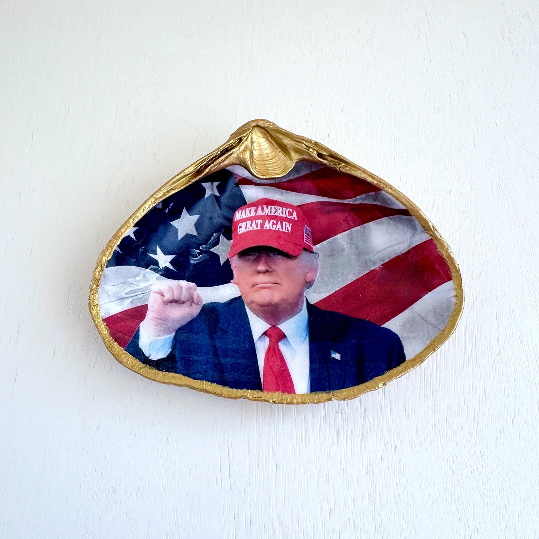 Donald Trump, 2024, Trump Decor, Ring Dish, Jewelry Dish, Decoupage ...