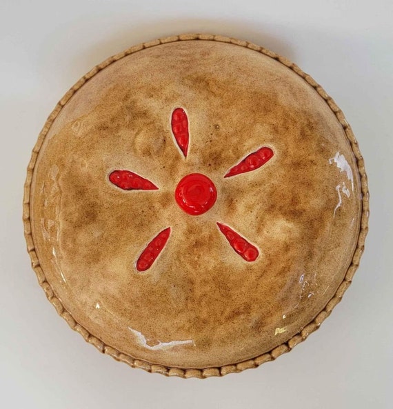 Vintage Cherry Pie Dish - Etsy