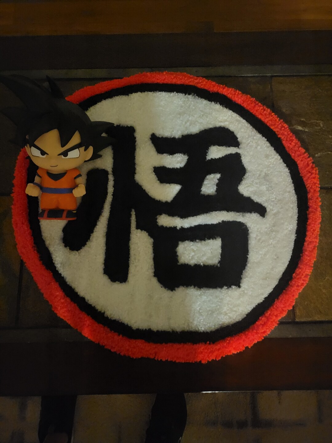 DRAGONBALL Z Goku Symbol Tuft Rug - Etsy