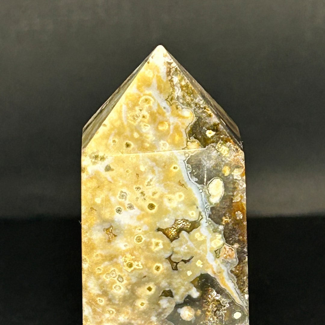 Ocean Jasper Tower Orbicular Ocean Jasper Crystal Tower Colorful Jasper ...