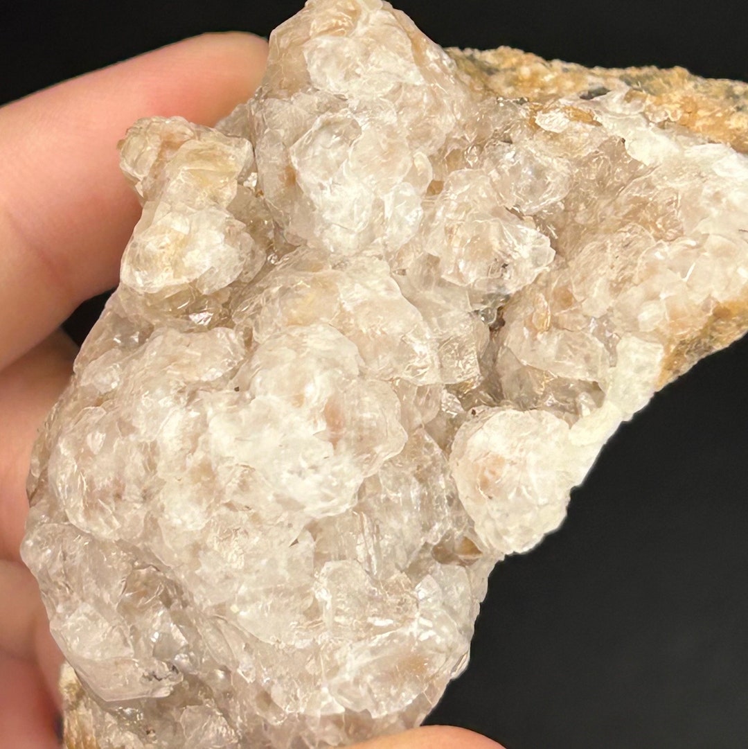 Calcite Specimen Clear Calcite on Matrix Glassy Colorless Calcite With ...