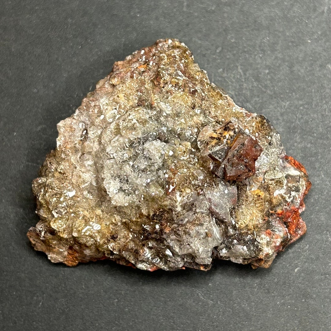 Pyrite Turning Goethite, Fluorite, Calcite, Quartz, Iron Crystal ...