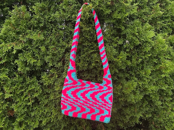 Wavy Crochet Bag - Etsy