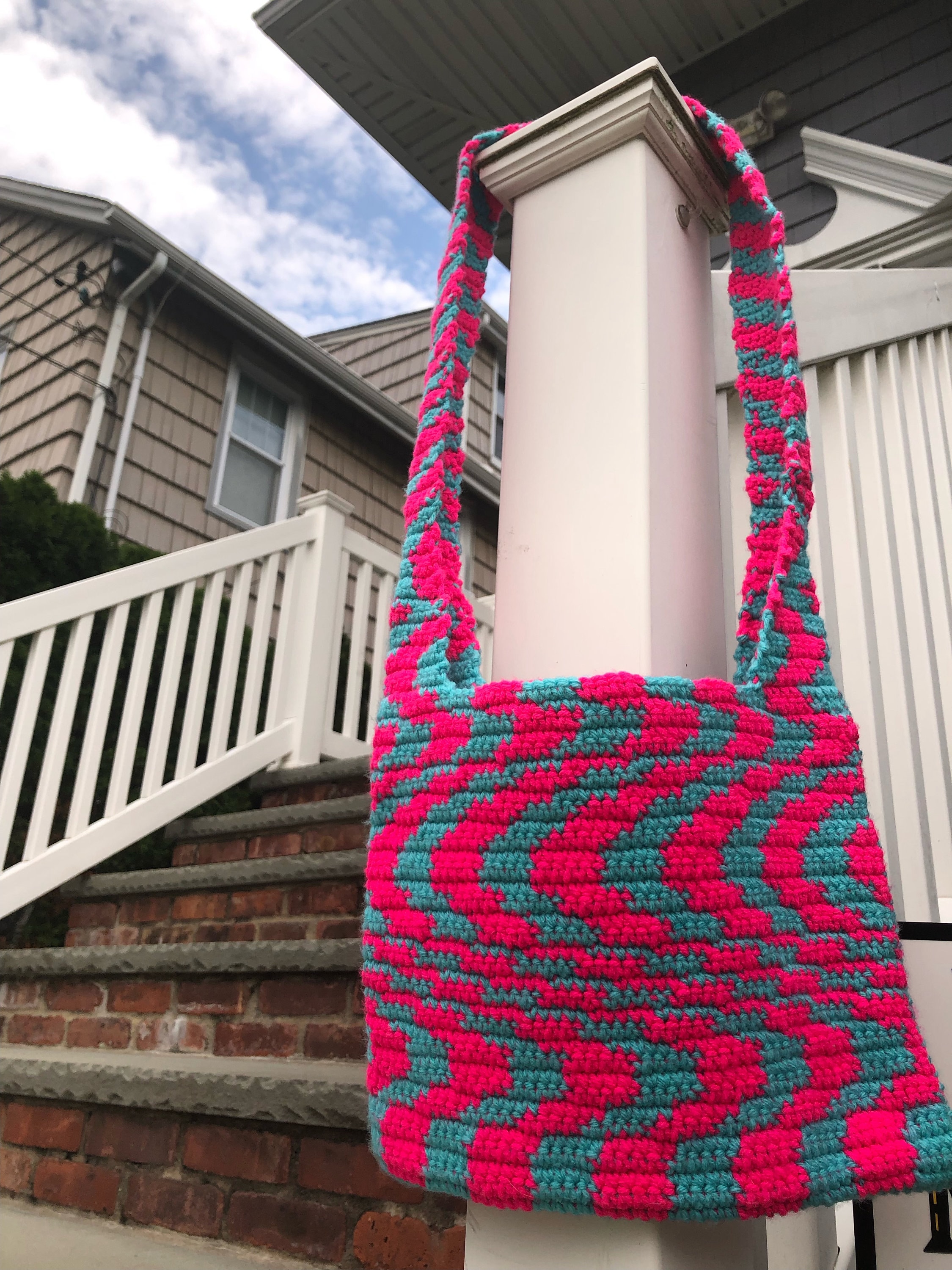 Wavy Crochet Bag - Etsy