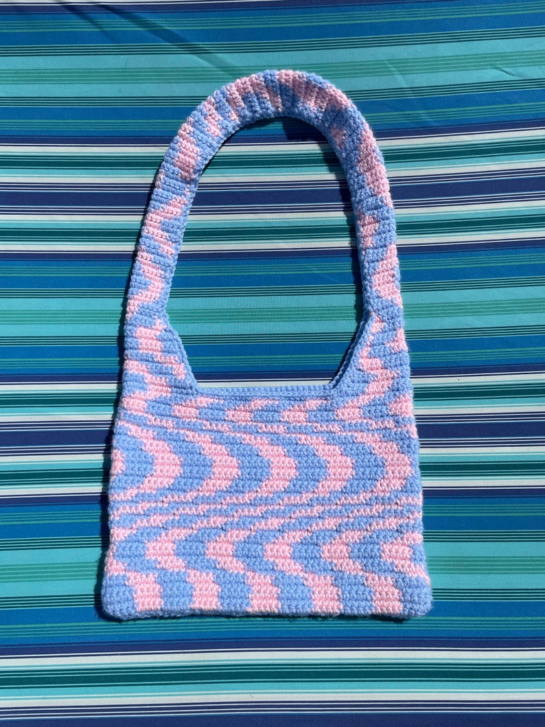 Wavy Crochet Bag - Etsy