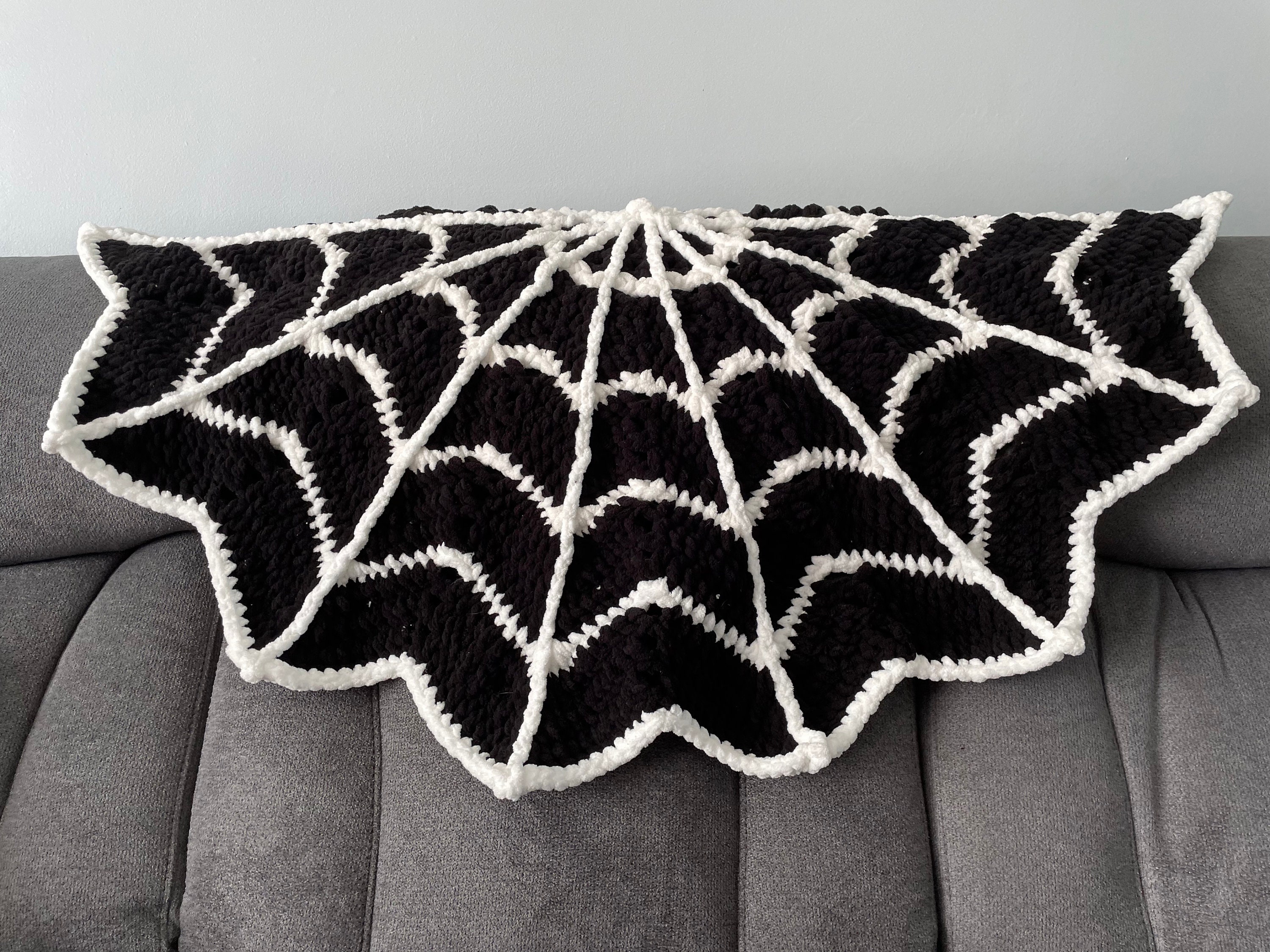 Crochet Spiderweb Blanket - Etsy