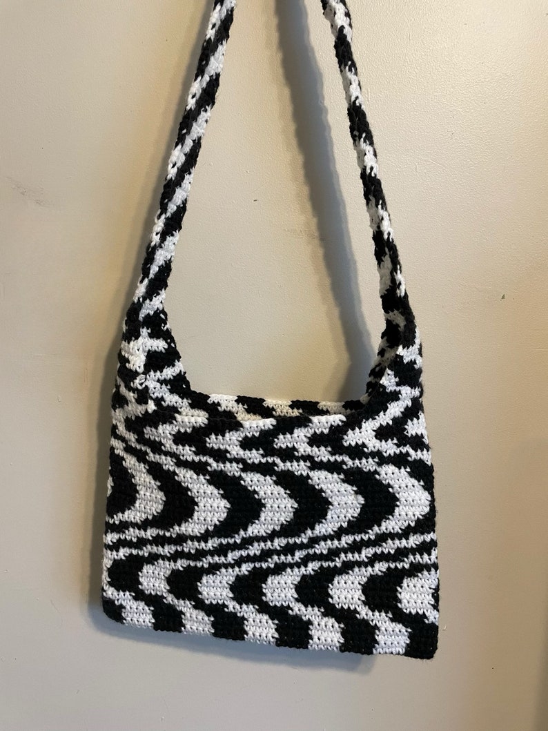 Wavy Crochet Bag - Etsy