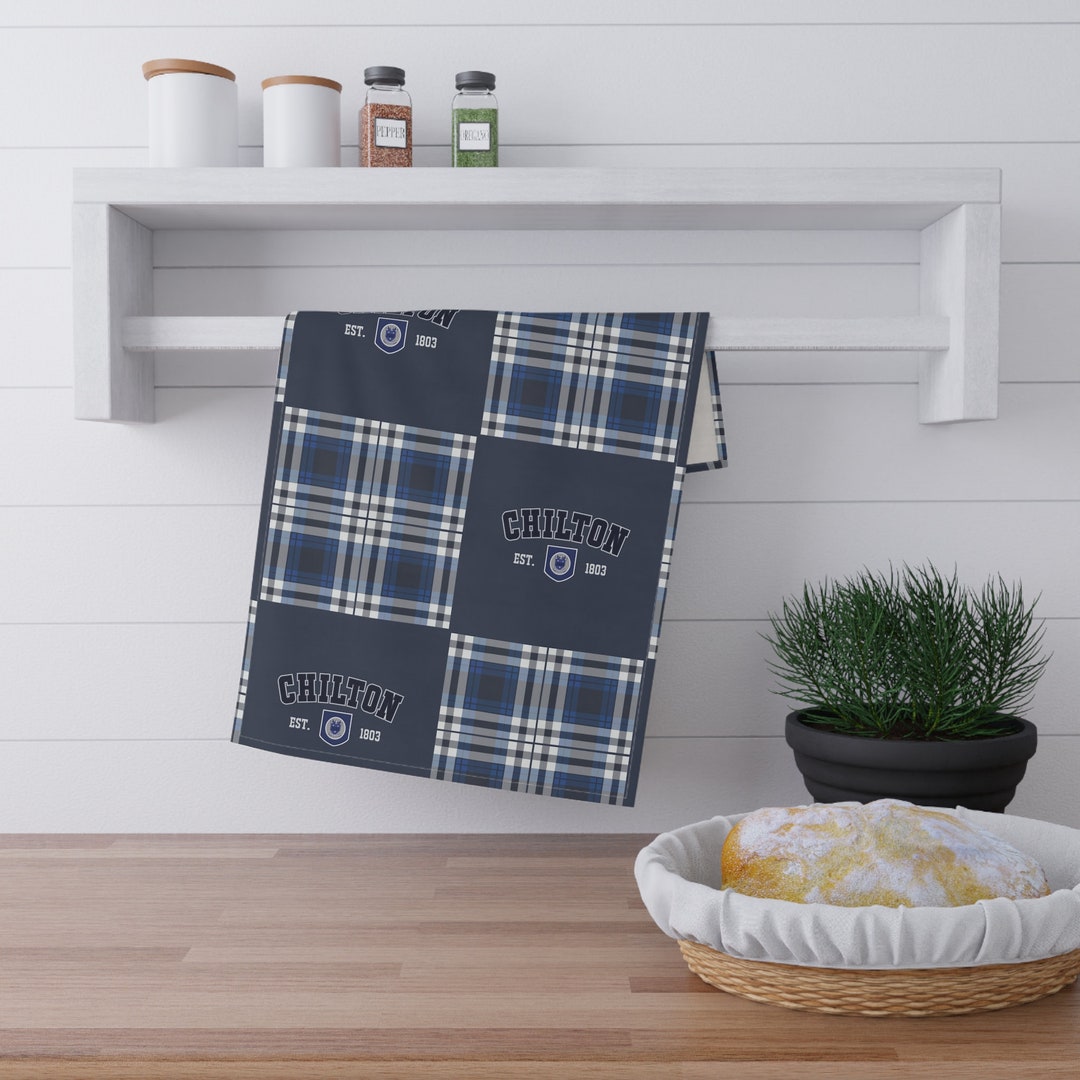 Chilton Prep Plaid Kitchen Towel: Dark Academia Gilmore Girls Decor - Etsy