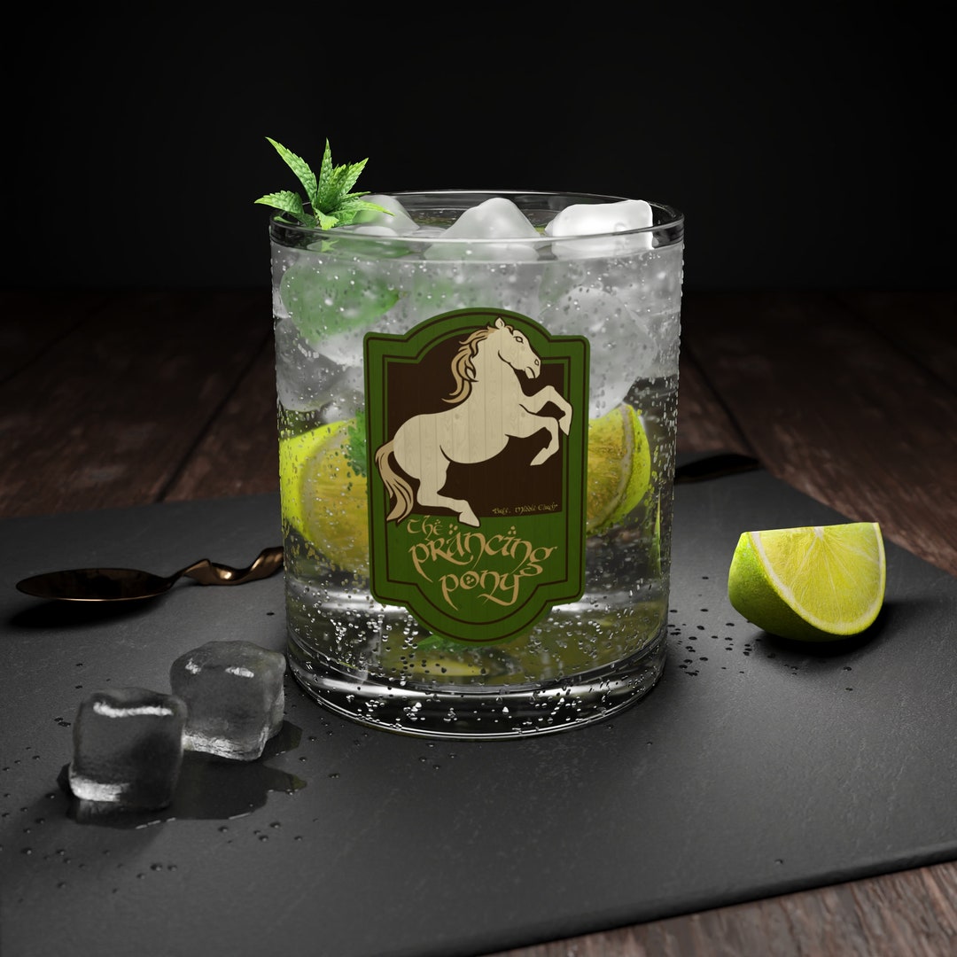 Prancing Pony Bar Glass LOTR Lord of the Rings Inspired Bar Tavern ...