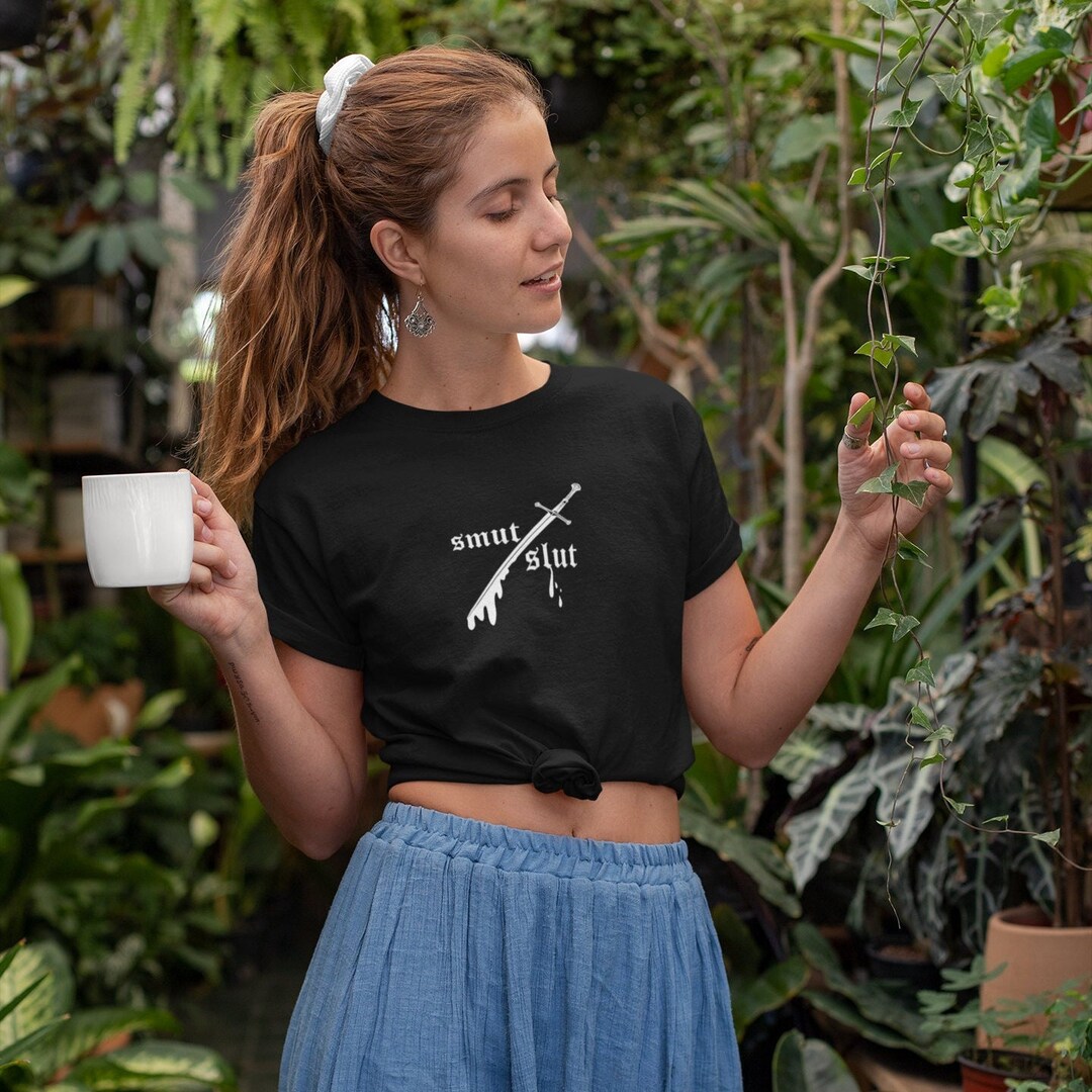 Booktok Dagger Smut Slut T Shirt Sword Witch Witchtok Book Goth Gothic ...