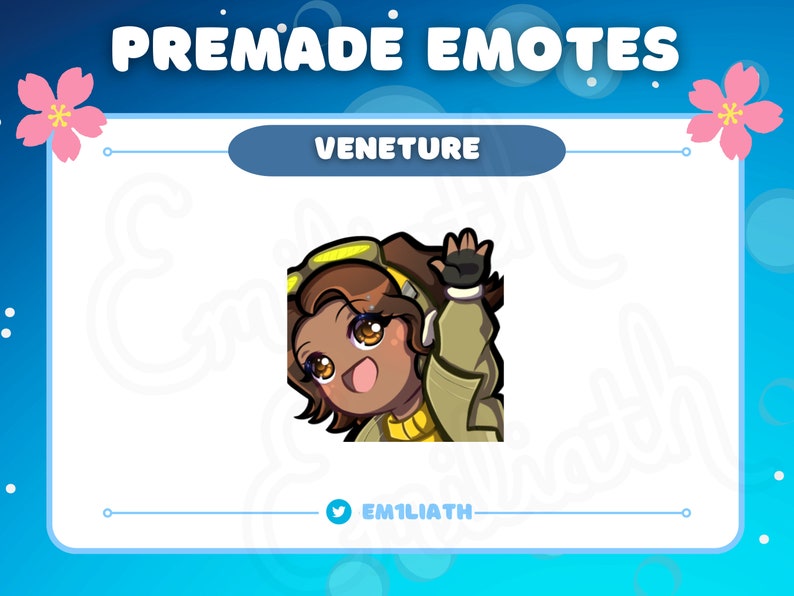 Wave Venture Overwatch Twitch Emote | Venture Overwtach Emotes ...