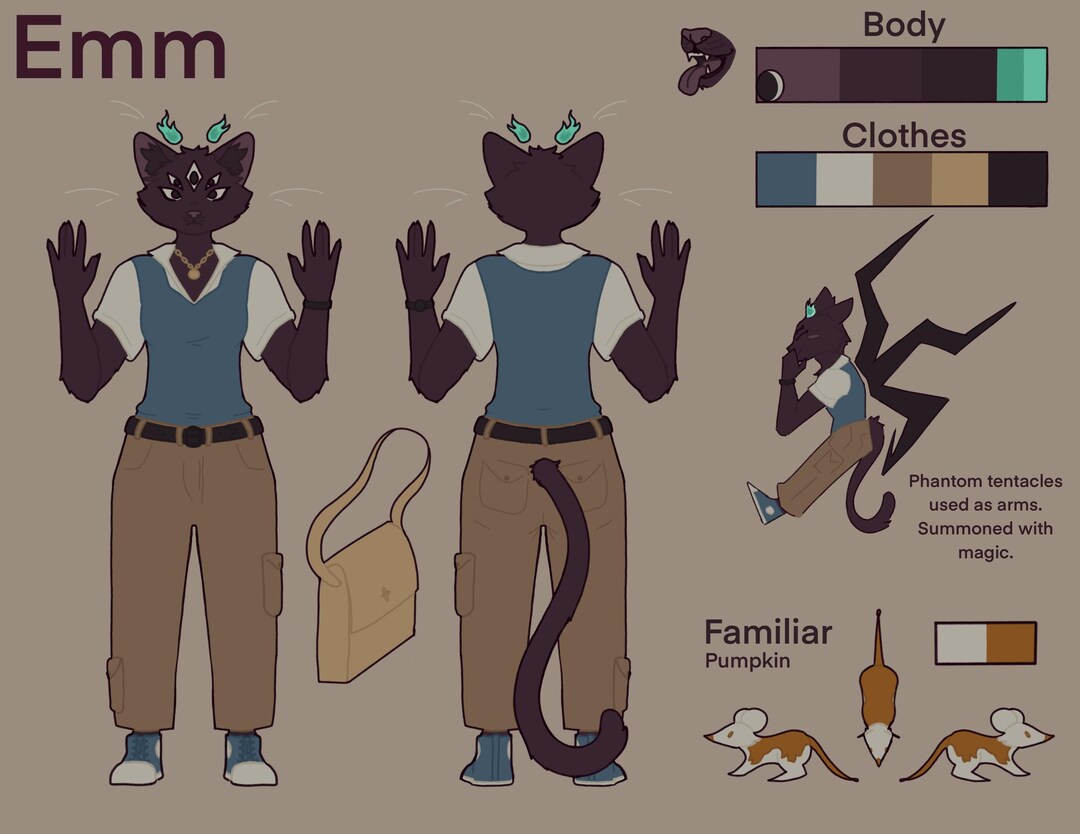 Character Reference Sheet Commission - Etsy