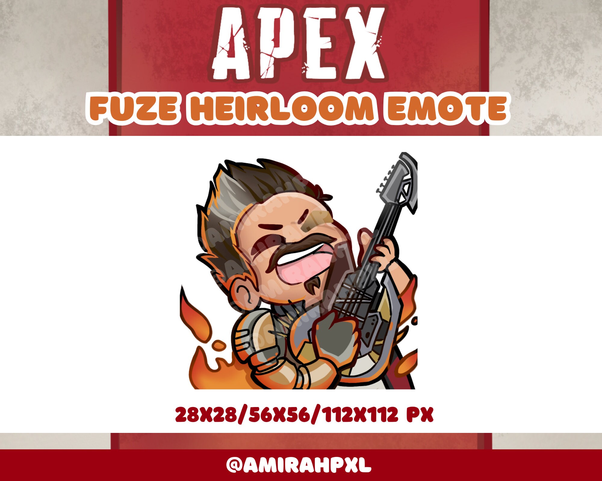 Apex Legends Fuse Fire Emote/apex Legends/apex Emotes/razors Edge Emote ...