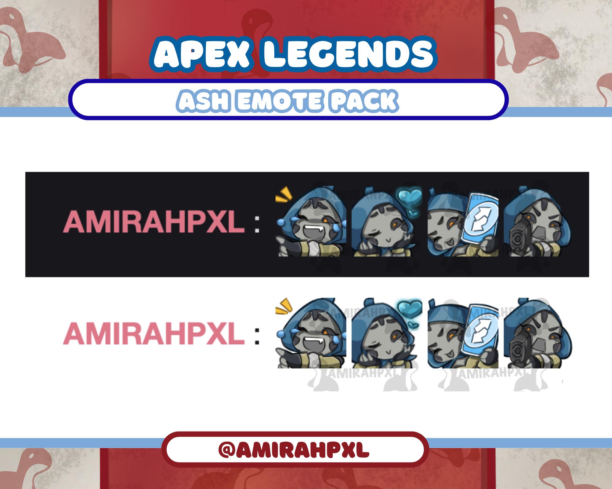 Apex Legends Ash Emotes/ Apex Ash Emote/ash Emotes/stream Animated ...