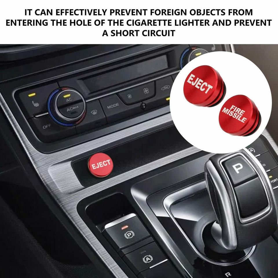 Fire Missile Eject Button Car Cigarette Lighter Cover - Etsy