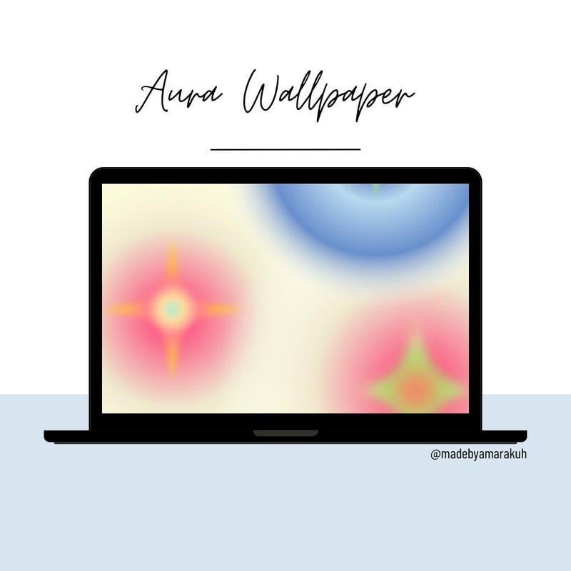 Pink Aura Wallpaper Desktop - Etsy