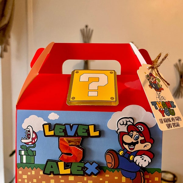 Mario and Luigi Candy Box - Etsy