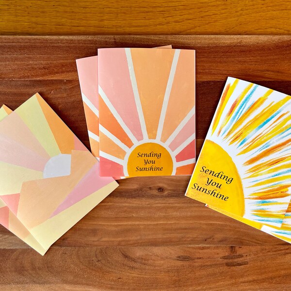 Sunshine Cards - Etsy