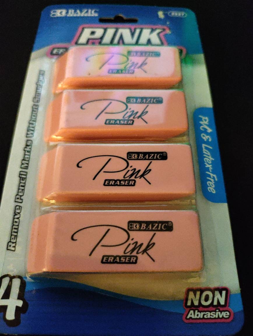 Pink Erasers - Etsy