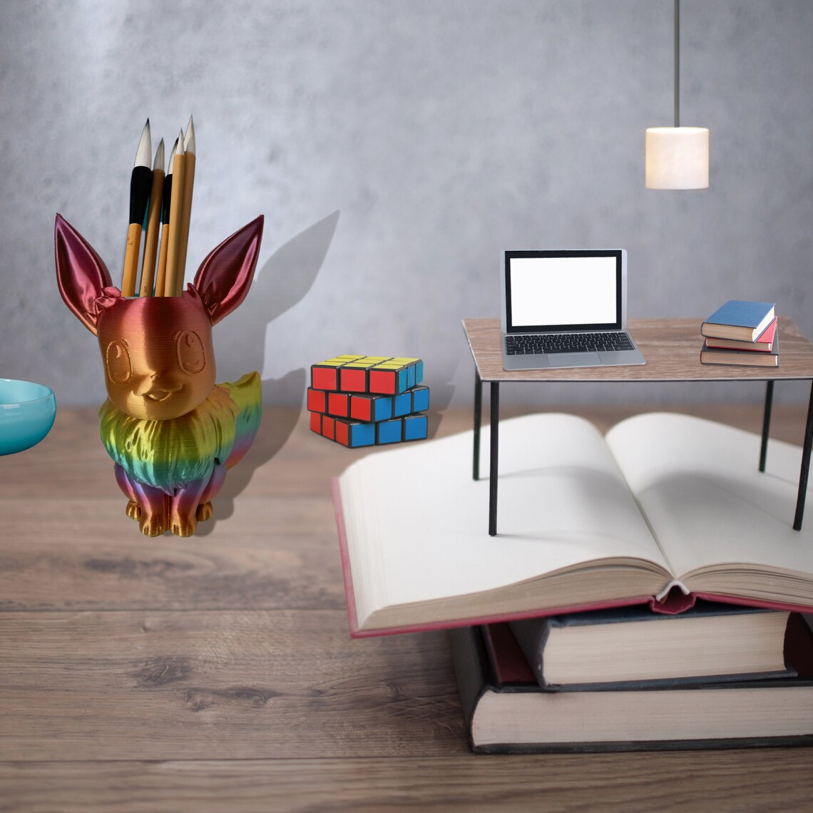 Pokemon Eevee Pencil Holder Pokemon Desk Decor for Kids - Etsy