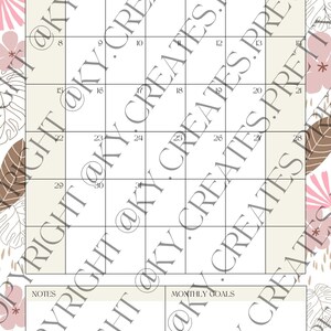 2023/24 Digital Monthly Calendar + Weekly Lesson Planner - Pink Boho ...