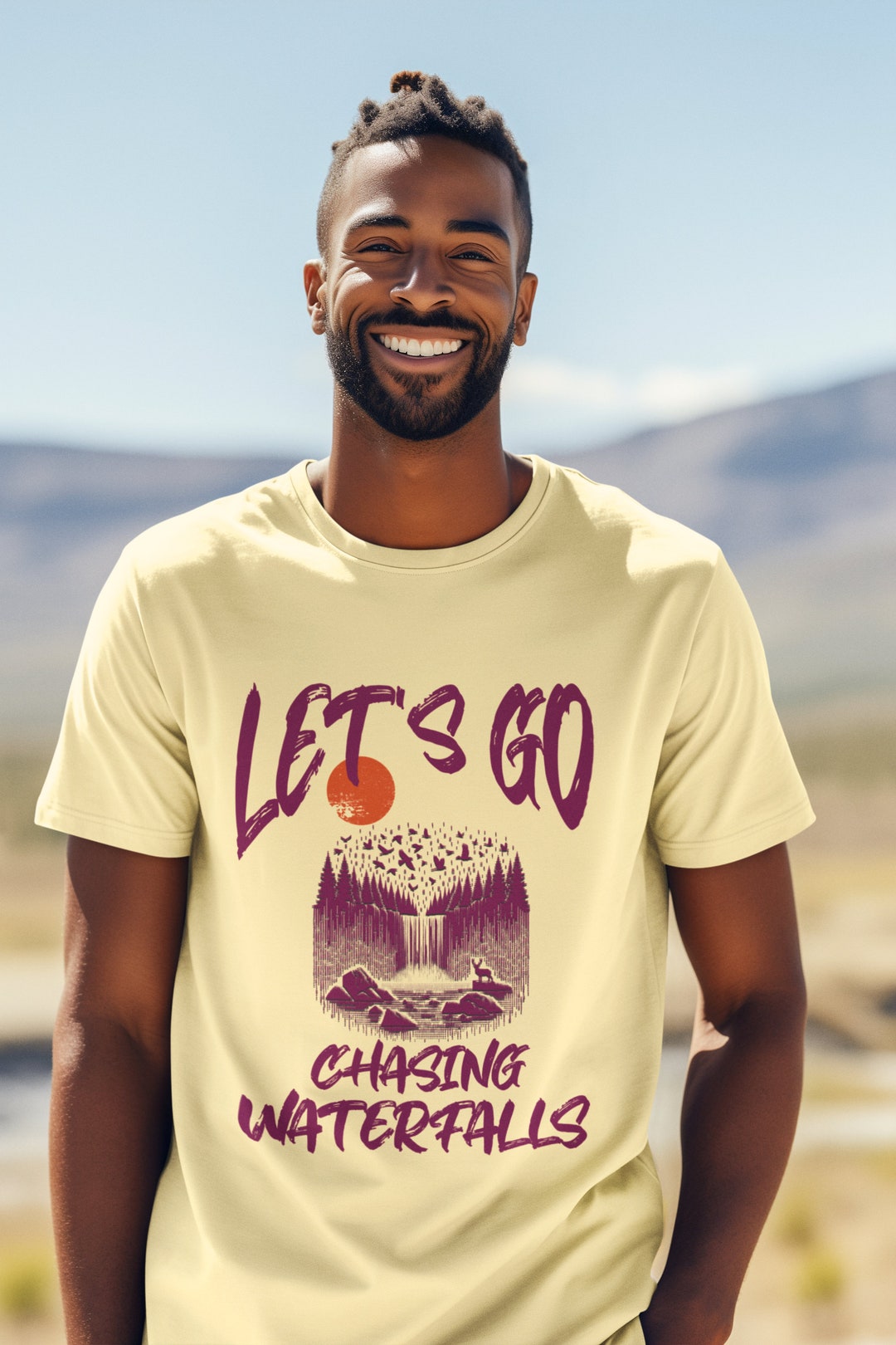 Let's Go Chasing Waterfalls Comfort Colors Unisex Garment-dyed T-shirt ...