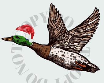 Camo Elf PNG Digital Download Santa Duck Hunting PNG Christmas Duck ...