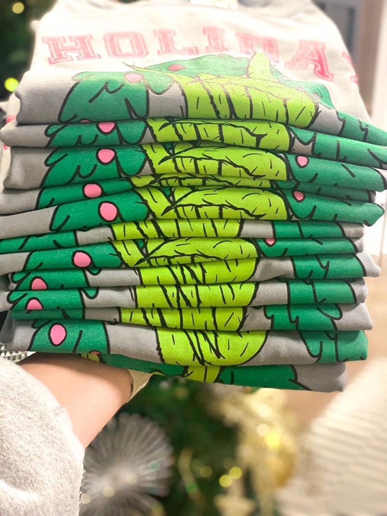 Grinch, Boujee at Birth, Holiday Cheer Meister Graphic Tee, DTG Printed ...