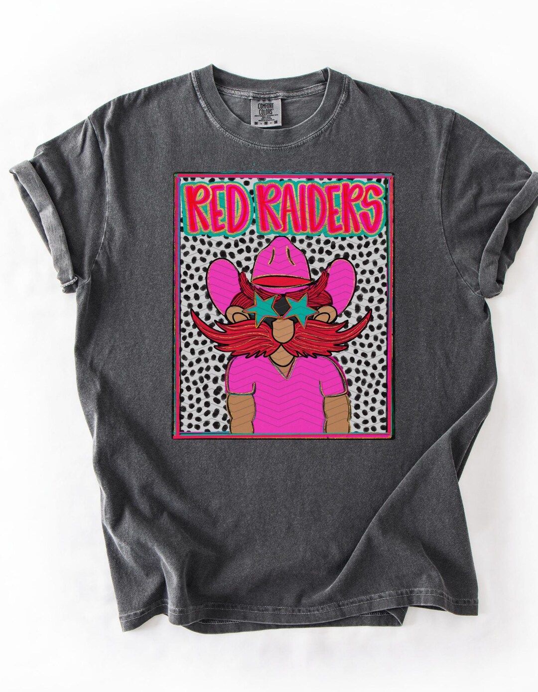 Preppy Red Raiders Mascot Tee, Game Day Tee, School Spirit Tee, Red ...