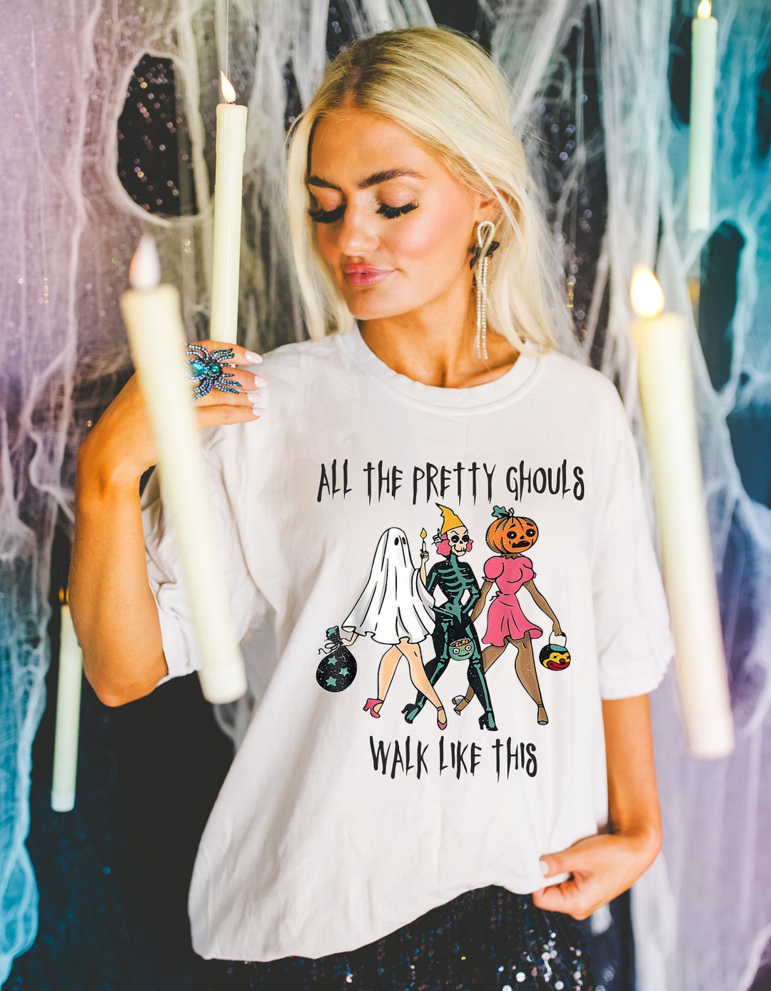 Ghouls, Ghouls Night Out, Pretty Ghouls Walk Like This, Girls Night ...